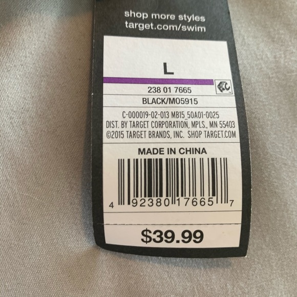 Massimo | Swim | Never Worm Black One Piece Target Swimsuit | Poshmark